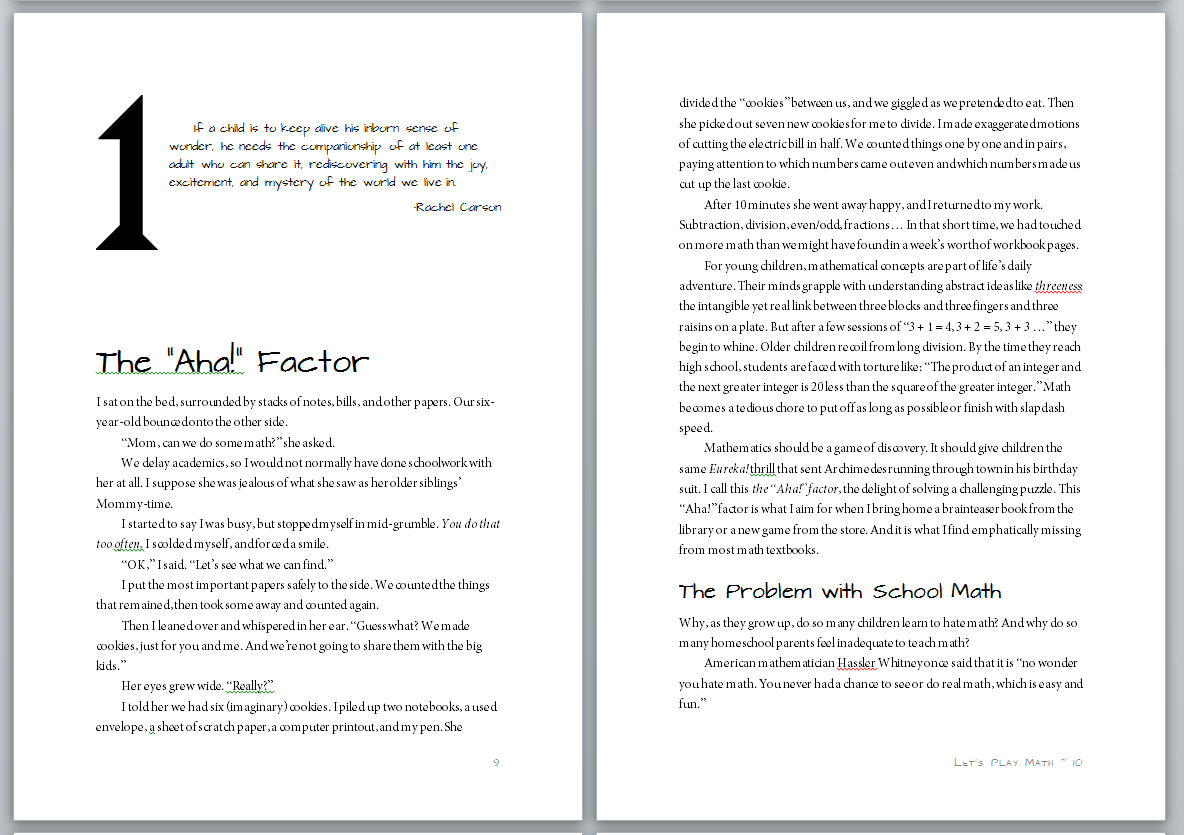 Sample Chapter from Let’s Play Math Book – Denise Gaskins' Let's Play Math