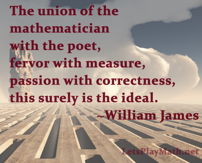 The Mathematician and the Poet – Denise Gaskins' Let's Play Math