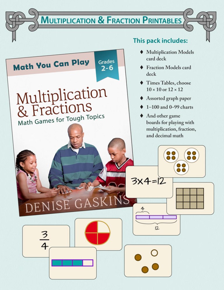 Number Game Printables – Denise Gaskins' Let's Play Math