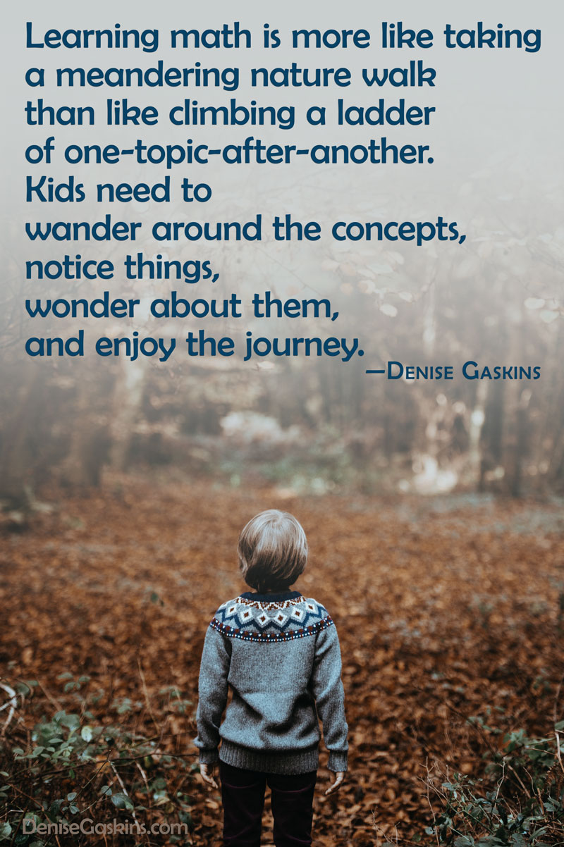 Math Is Like a Nature Walk – Denise Gaskins' Let's Play Math