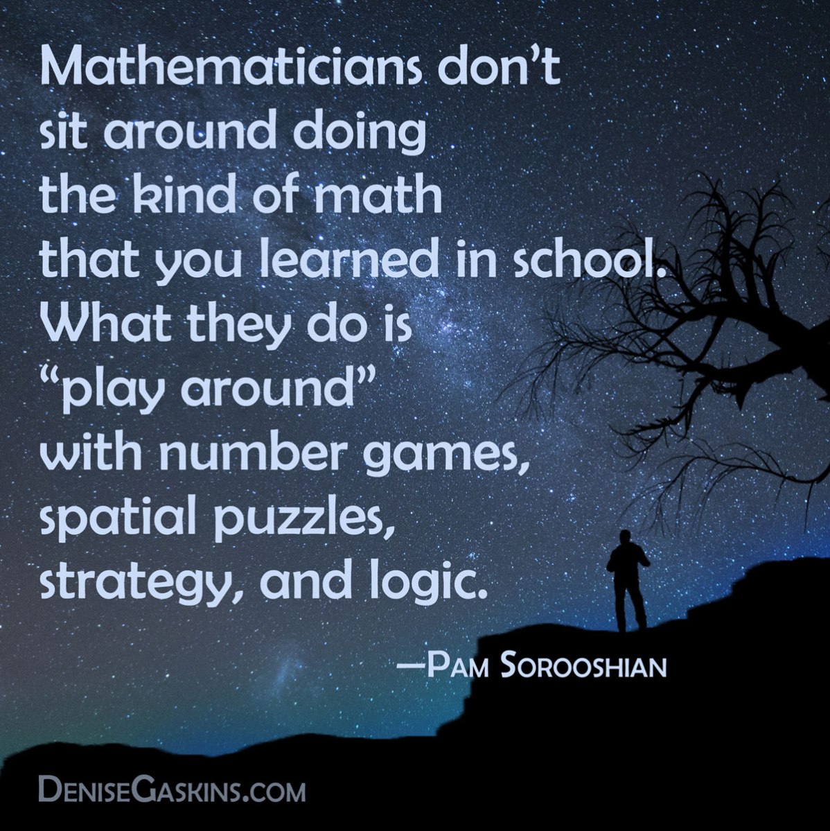 Mathematicians Play – Denise Gaskins' Let's Play Math