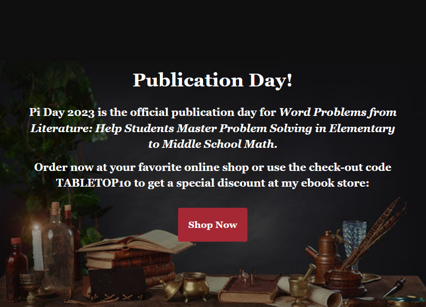 WPL-publication-day – Denise Gaskins' Let's Play Math