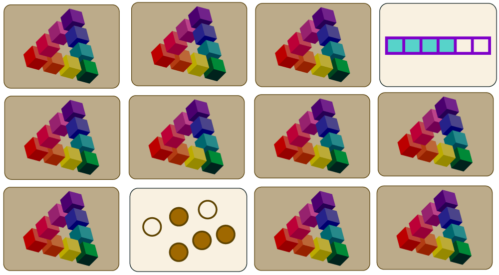 Math Game Monday: Concentration with Math Model Cards – Denise Gaskins ...