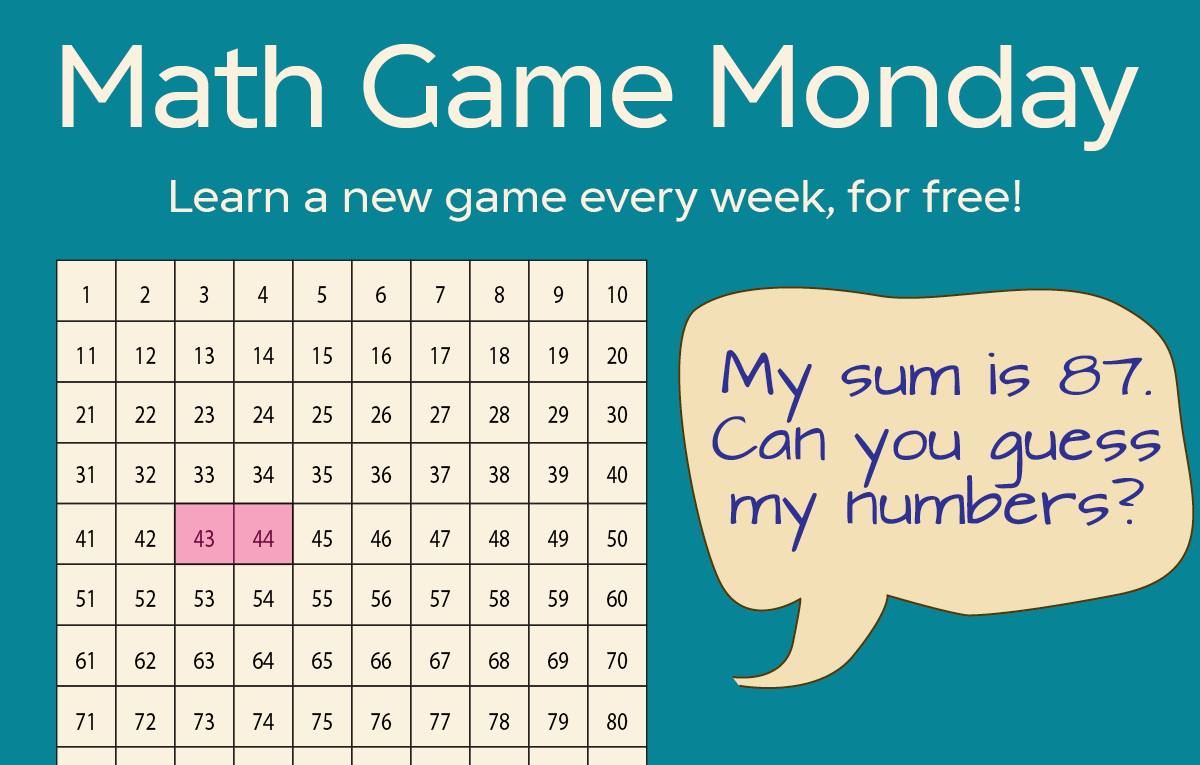 Math Game Monday – Denise Gaskins' Let's Play Math