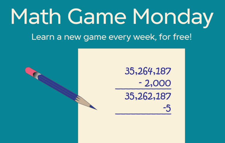 Math Game Monday – Denise Gaskins' Let's Play Math