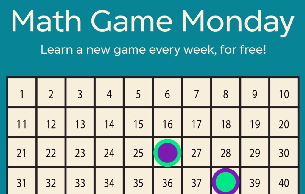 Math Game Monday – Denise Gaskins' Let's Play Math