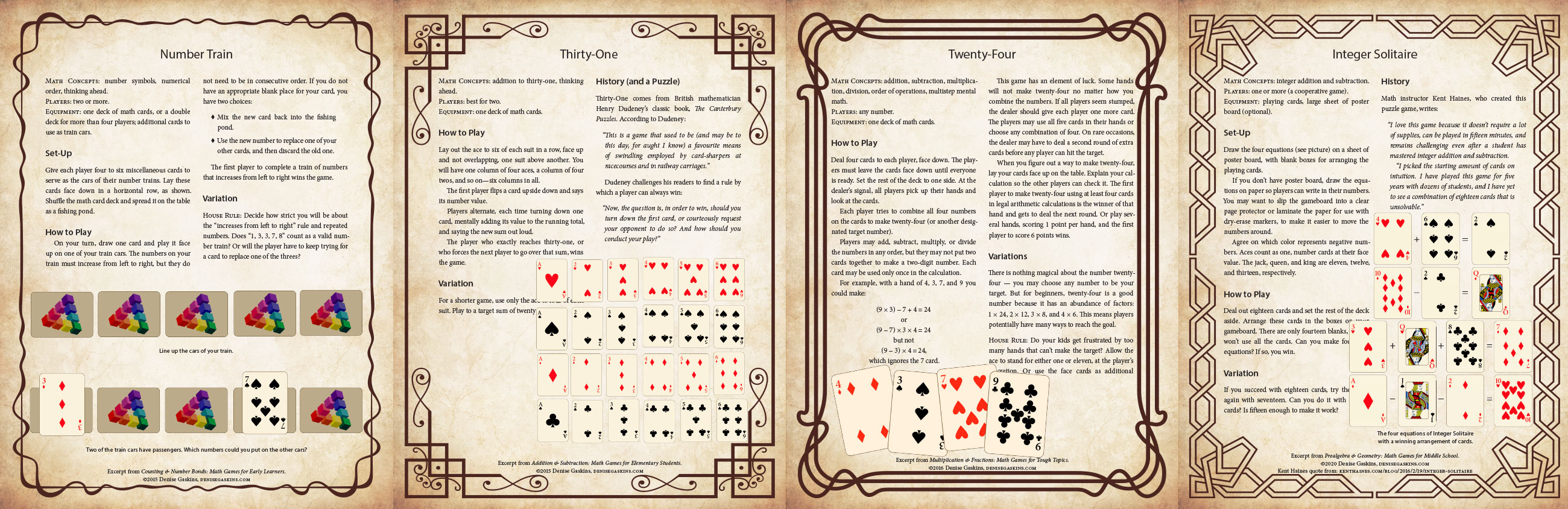 Games – Denise Gaskins' Let's Play Math