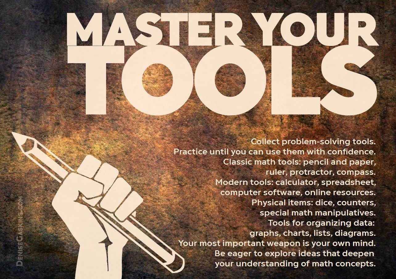 Master Your Tools – Denise Gaskins' Let's Play Math